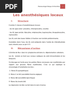 Pharmacologie des curares myorelaxants | PDF | Acétylcholine | Synapse