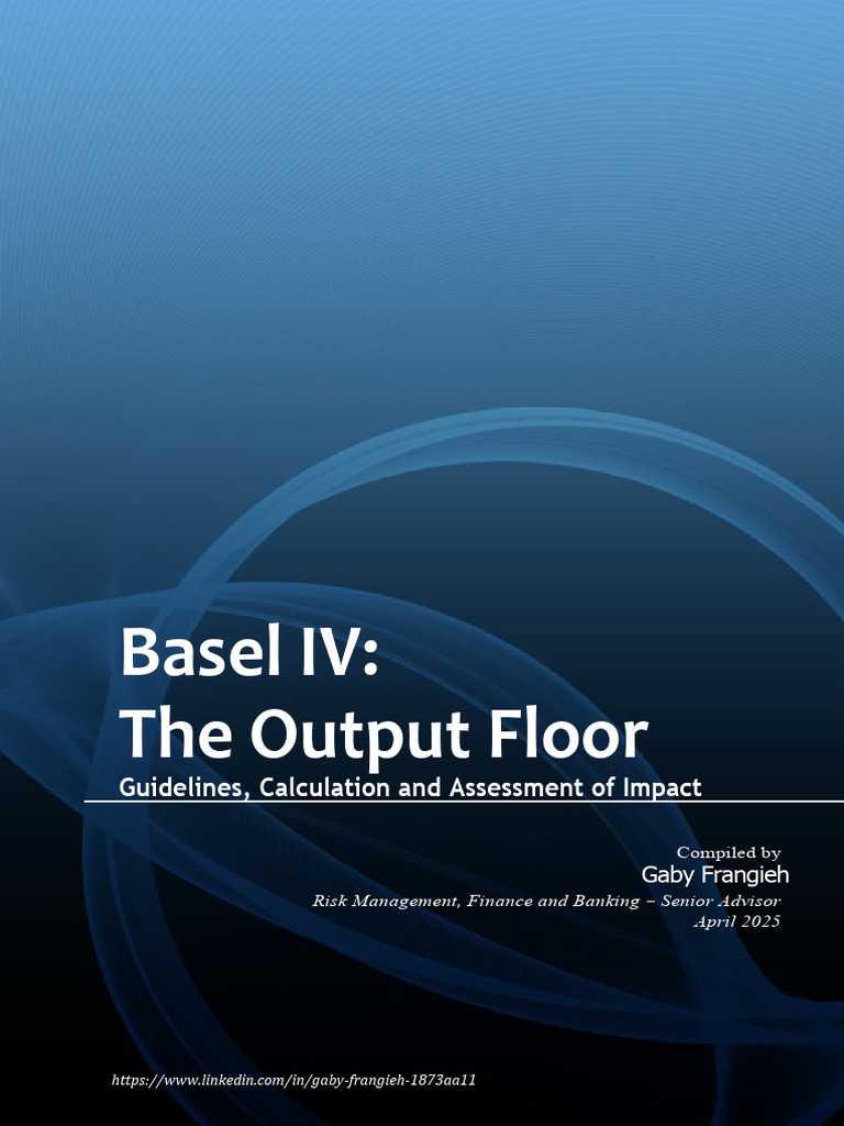 Basel IV | PDF | Basel Iii | Capital Requirement