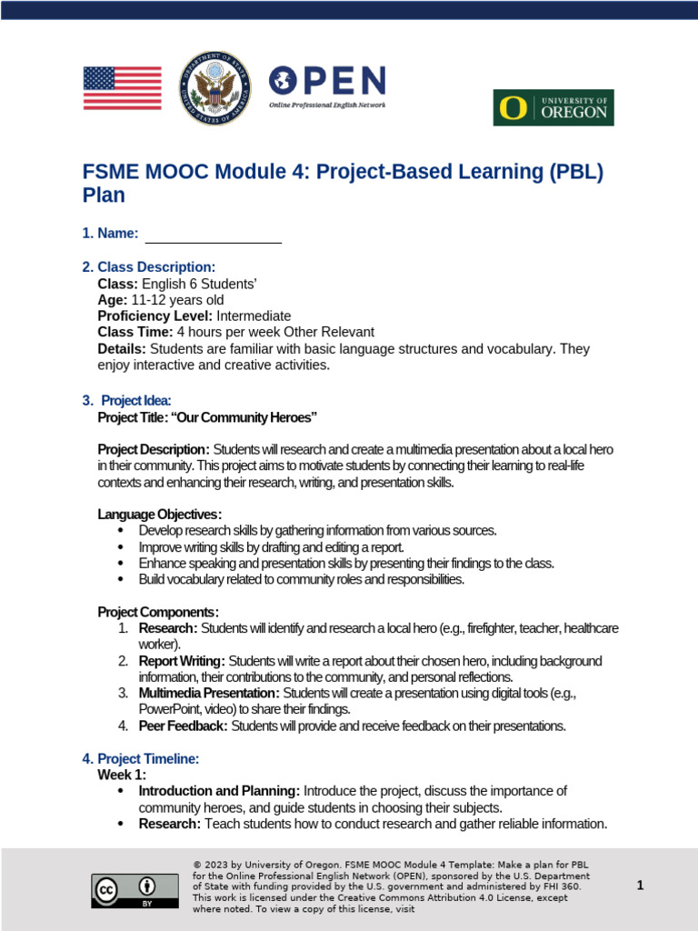 FSME MOOC Module 4-Make A Plan For PBL | PDF | Massive Open Online Course | Multimedia
