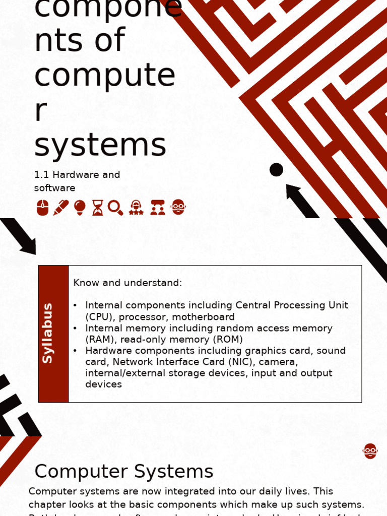 1 Types and Components of Computer Systems | PDF | Computer Hardware ...