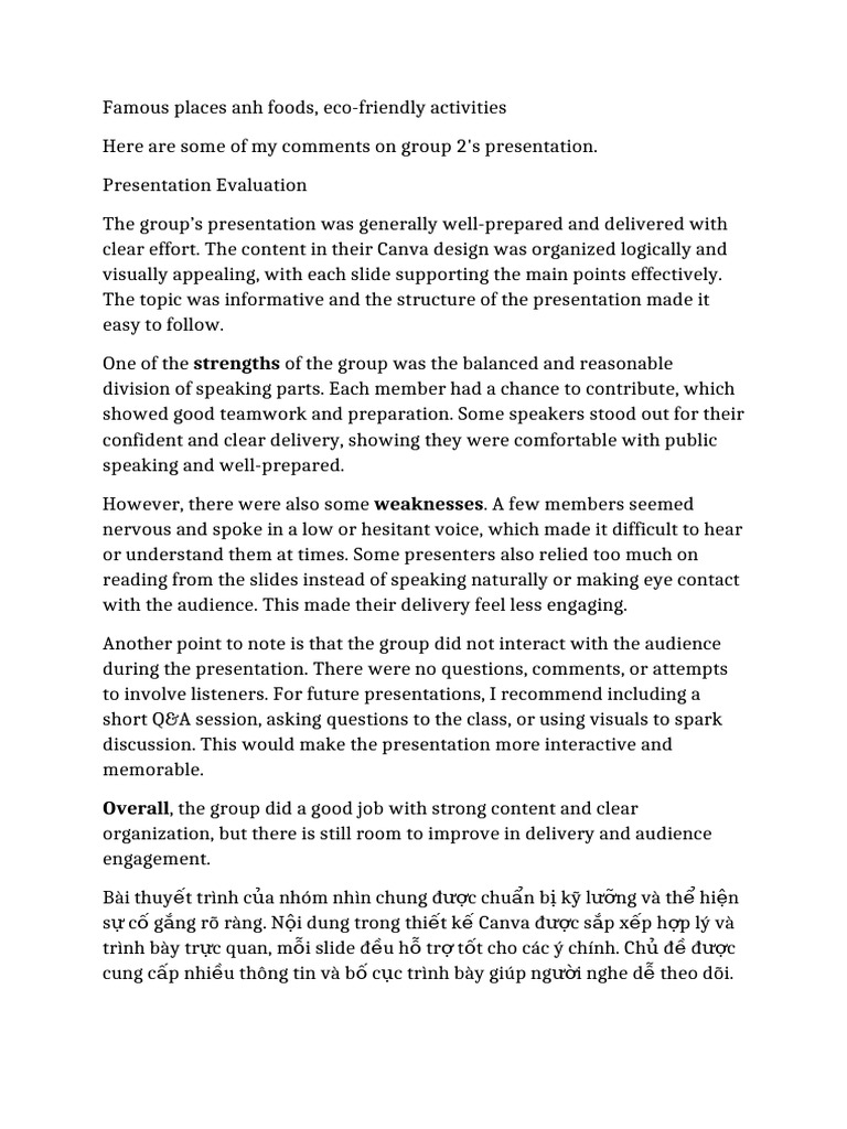 Famous Places Anh Foods | PDF