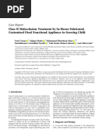 Forsus Appliance for Class II Correction | PDF | Orthodontics | Tooth