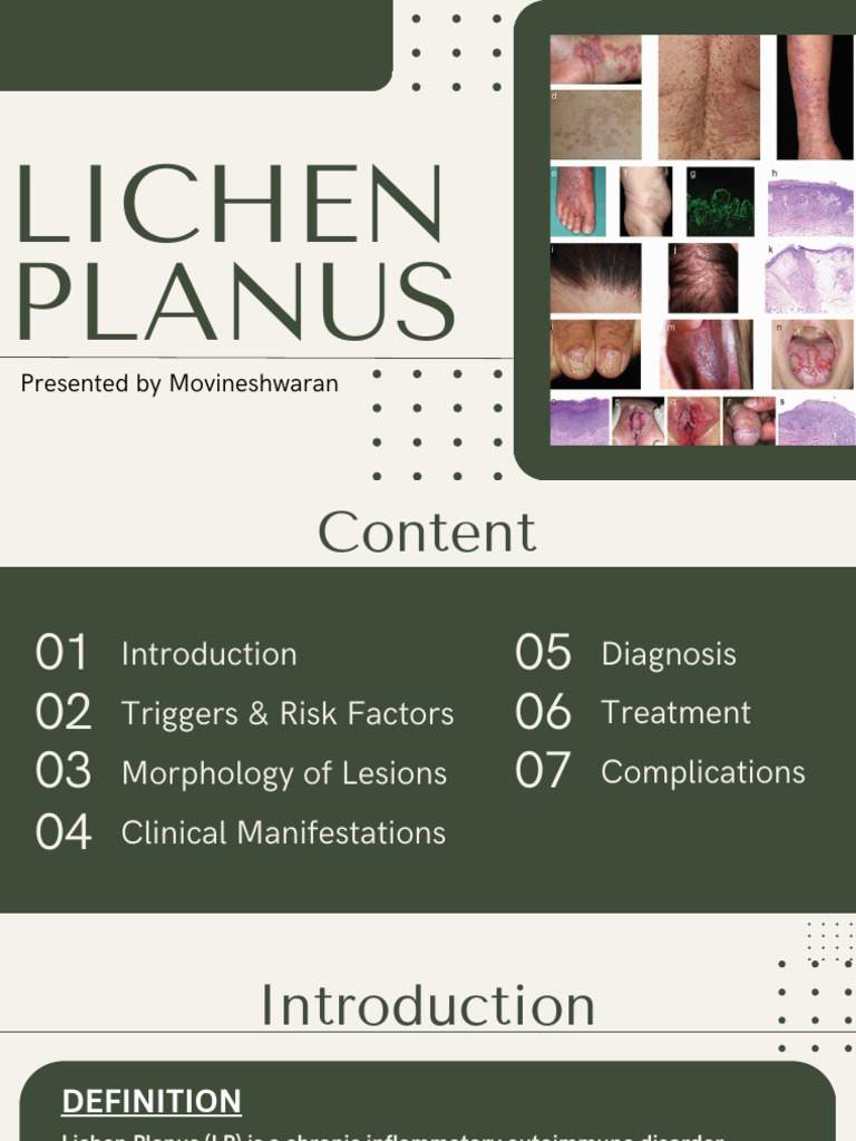 Lichen Planus Presentation (Lat) | PDF | Skin | Cutaneous Conditions