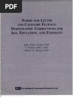 Verbal Fluency Tests: Animals and F.A.S. | PDF | Sensitivity And ...
