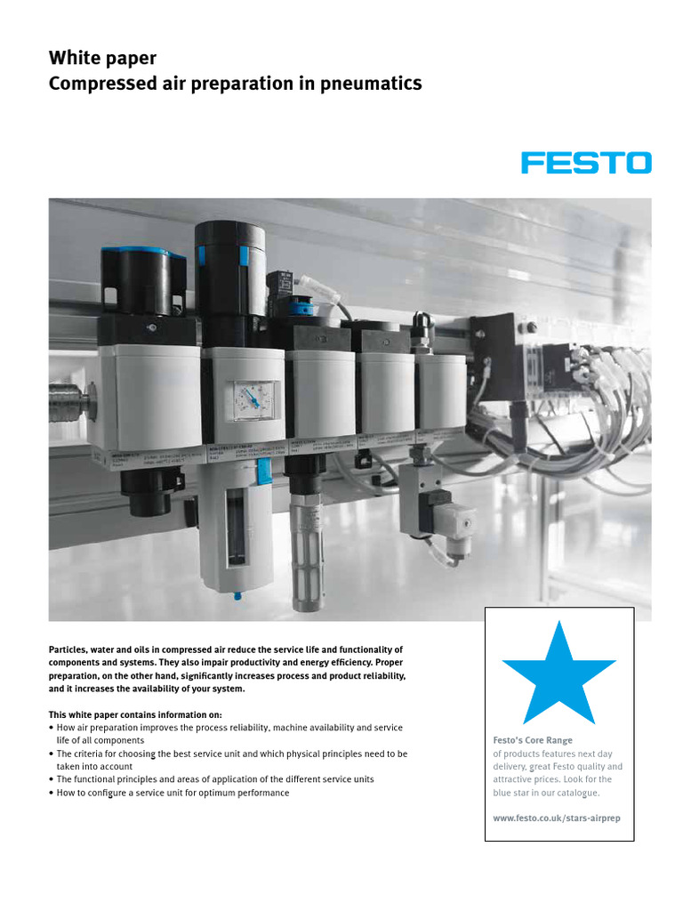 WhitePaper_compressed air preparation in pneumatics | PDF | Humidity ...