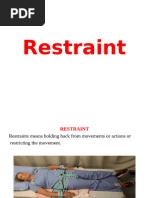 Restraint of Patients | PDF | Informed Consent | Patient