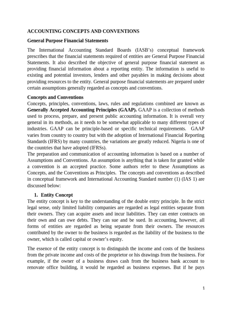 Generally Accepted Accounting Principle Gaap For Acc811 Update | PDF ...