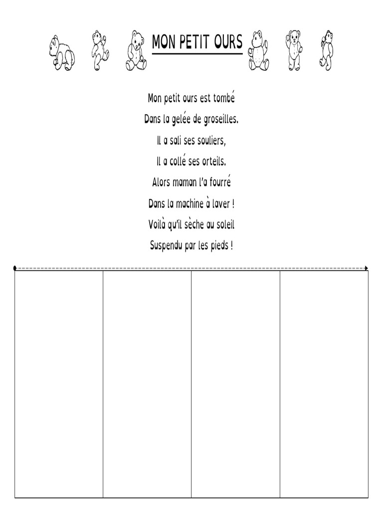 Mon Petit Ours et la Gelée de Groseille | PDF