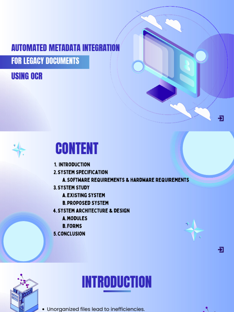 Automated Metadata Integration For Legacy Documents Using OCR | PDF | Metadata | Computer File