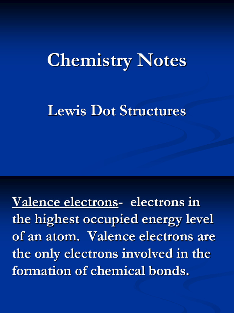 Chemistry Notes Lewis Dot Structures BROWN2 Annotated | PDF