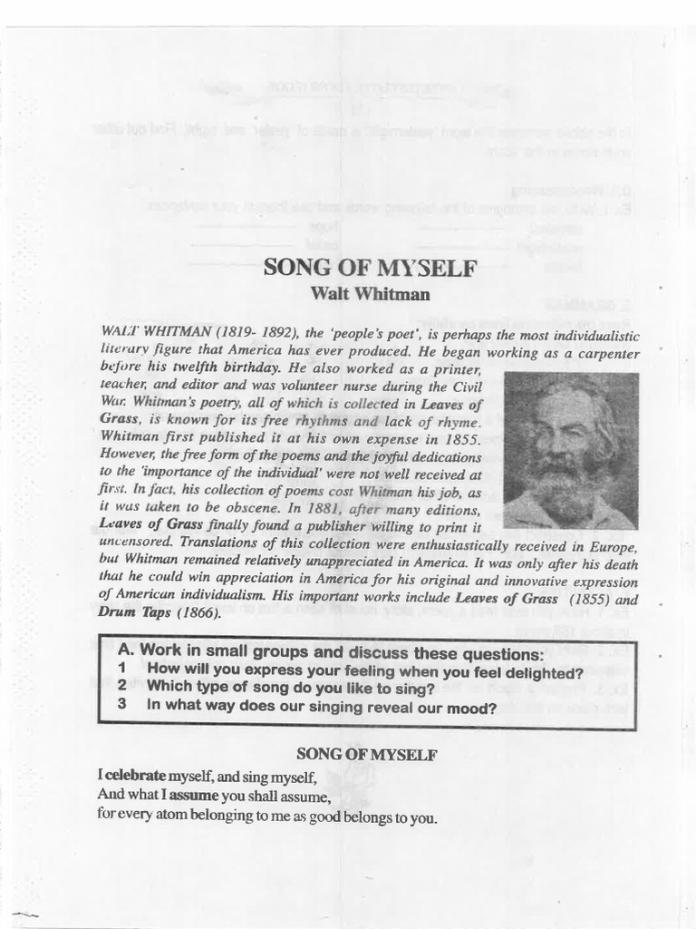 Class 12 Chapter 13 English Poetry Book Bihar Board | PDF