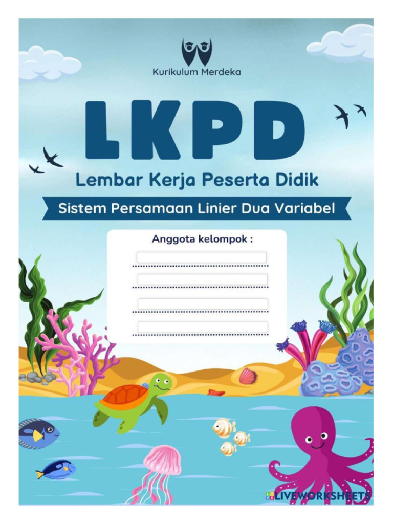 LKPD - Sistem Persamaan Linear 2 Variabel | PDF