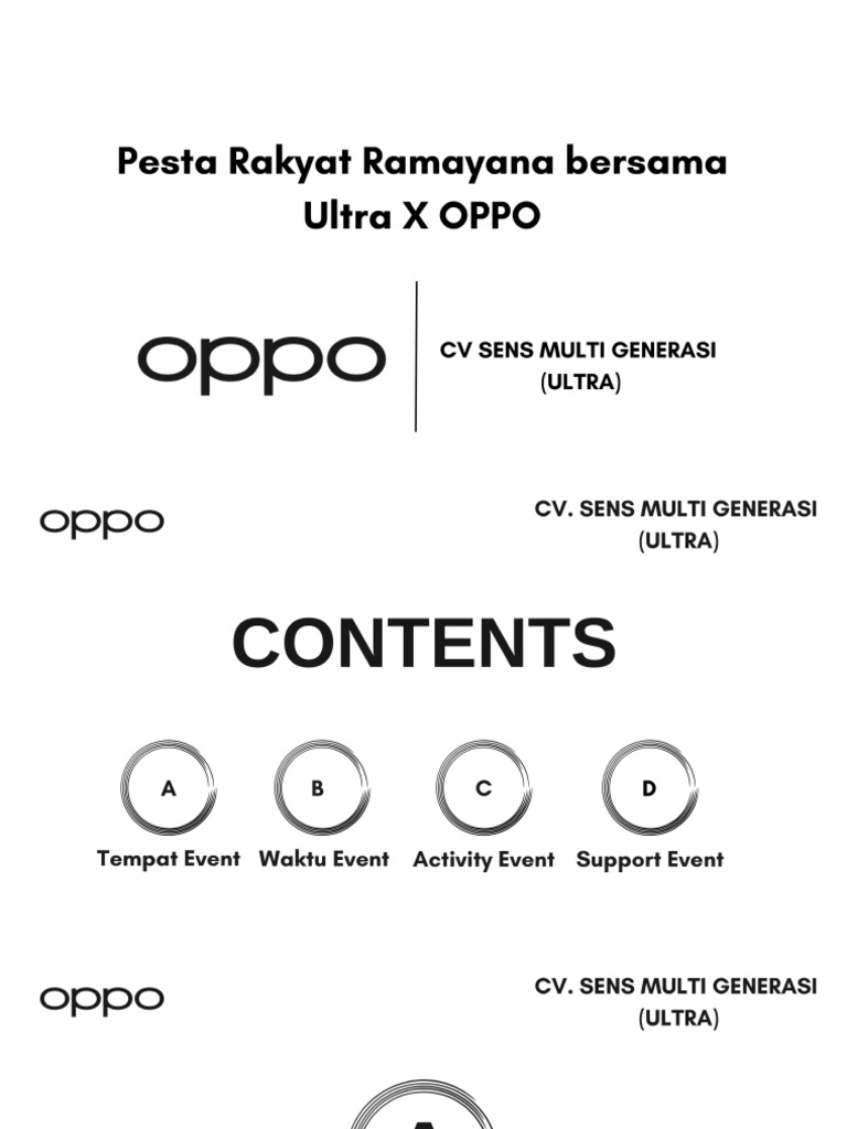 Proposal Ultra X Oppo | PDF