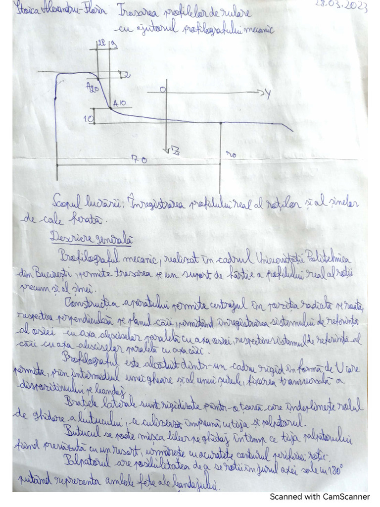 Lab 3 Dinamica Profilograf | PDF
