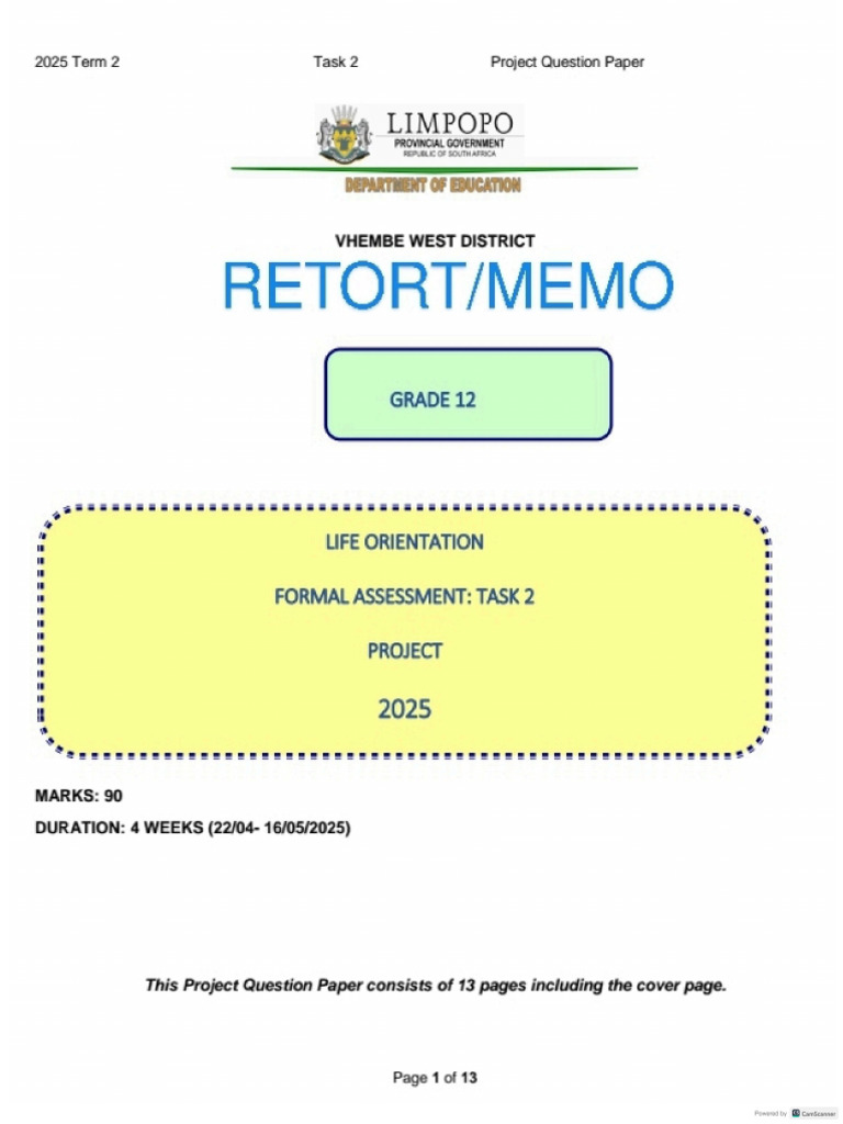 Life Orientation Formal | PDF