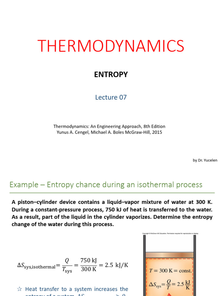 Thermodynamics 7 - All Examples | PDF | Heat | Entropy