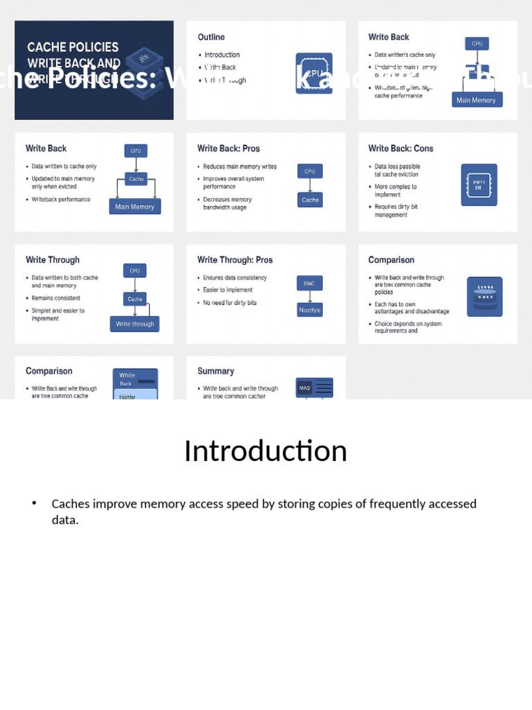 Cache Policies Presentation | PDF