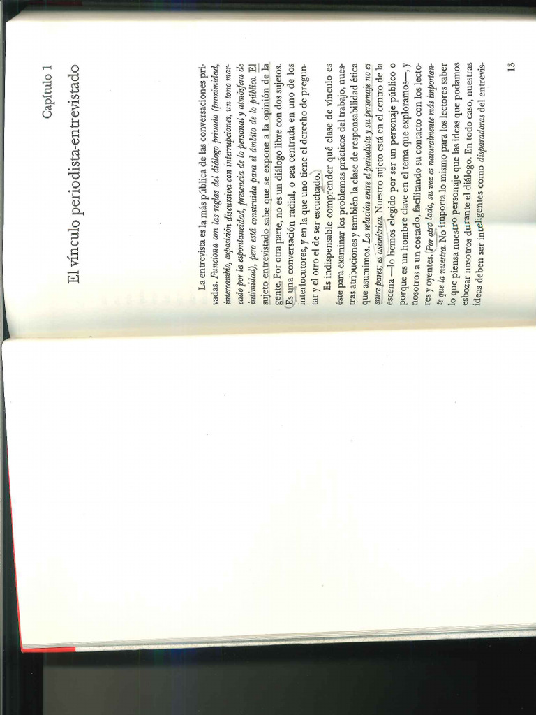 La Entrevista Periodística | PDF