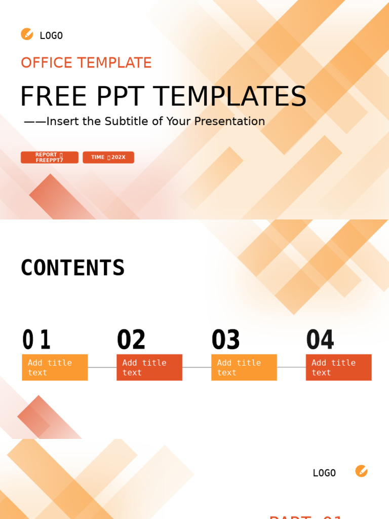 Red Orange Diagonal Powerpoint Template | PDF | Software | Office Suites