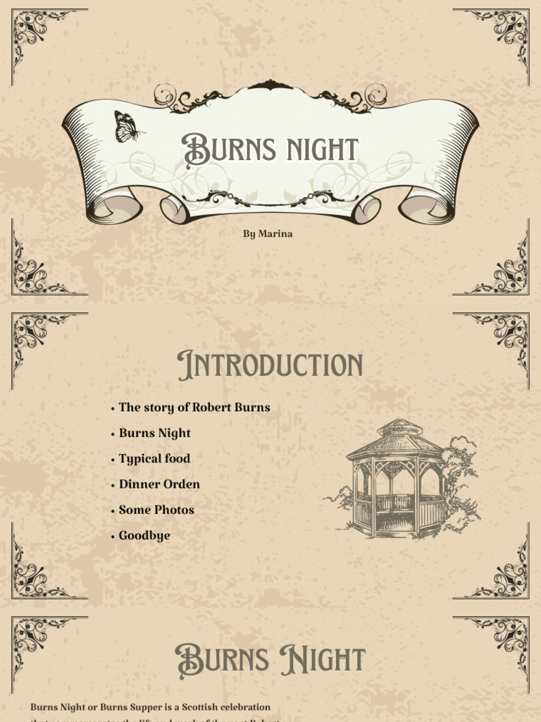 Celebrating Burns Night Traditions | PDF