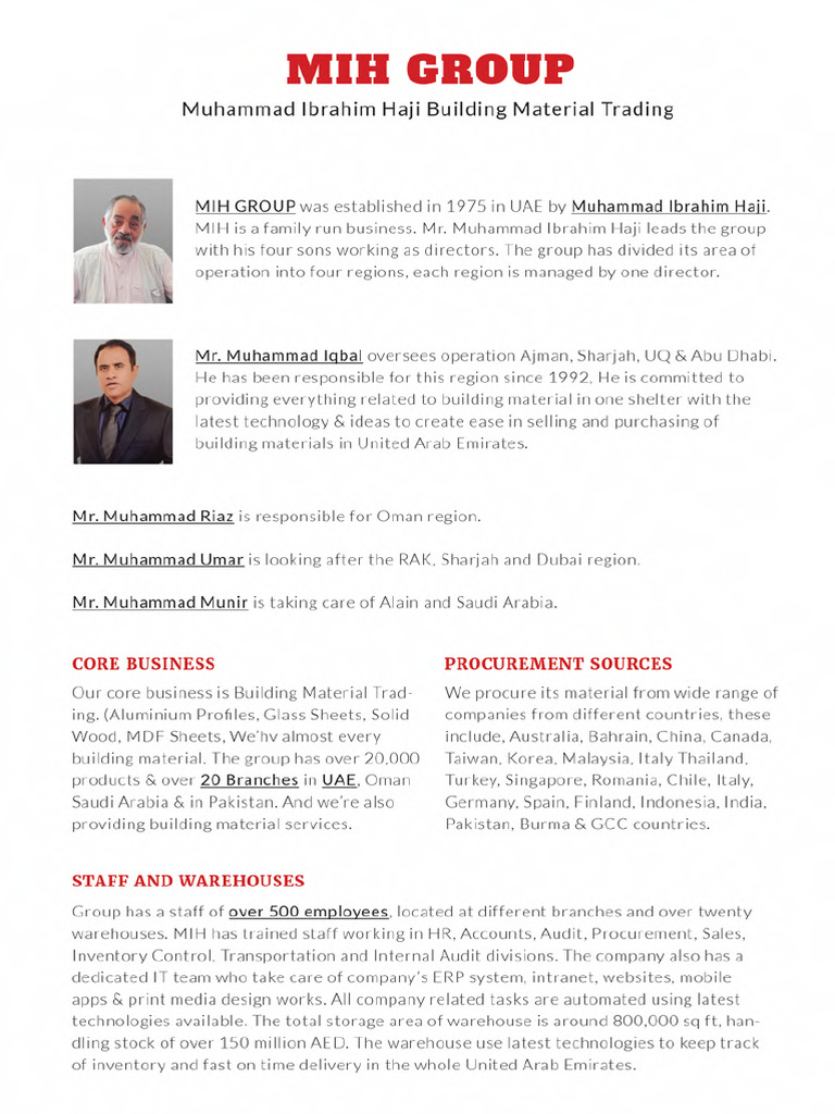 MIH Catalogue 2022 | PDF