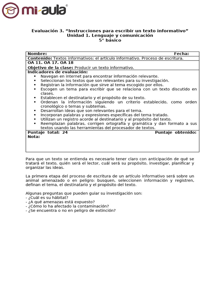 Evaluacion 3. Rubrica Texto Informativo 151752 20240328 20230608 125734 ...
