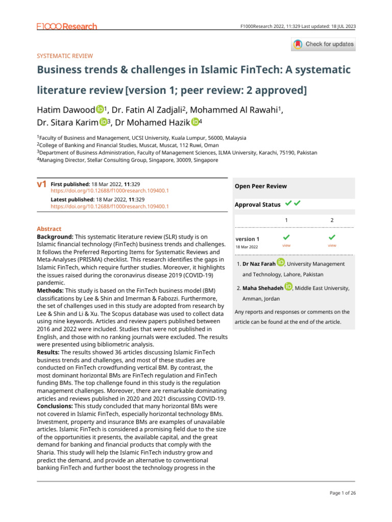 Hatim Dawood | PDF | Cost Of Living | Islamic Banking And Finance