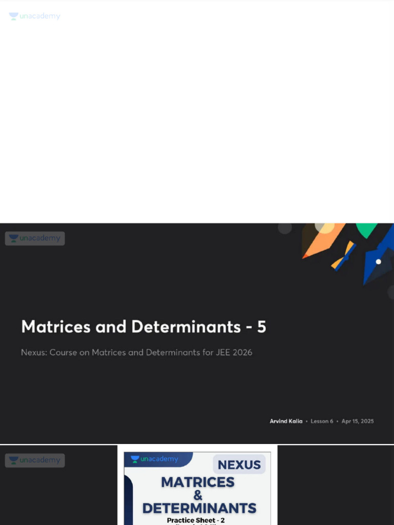 Matrices and Determinants 5 With Anno | PDF