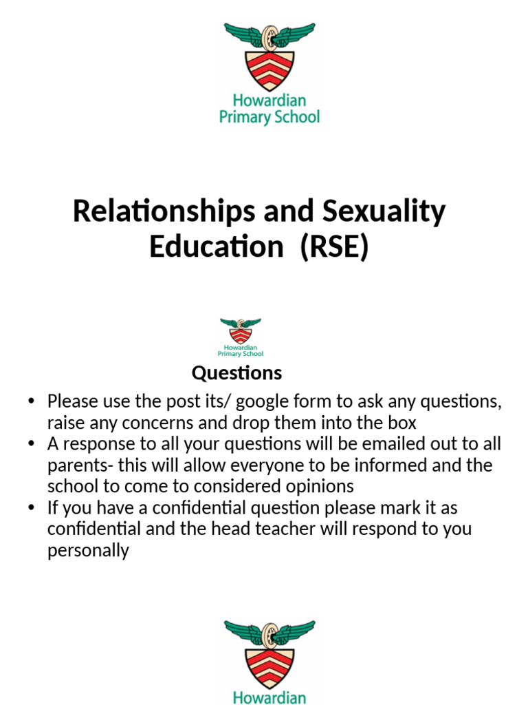RSE Overview for Parents and Carers | PDF | Learning | Curriculum