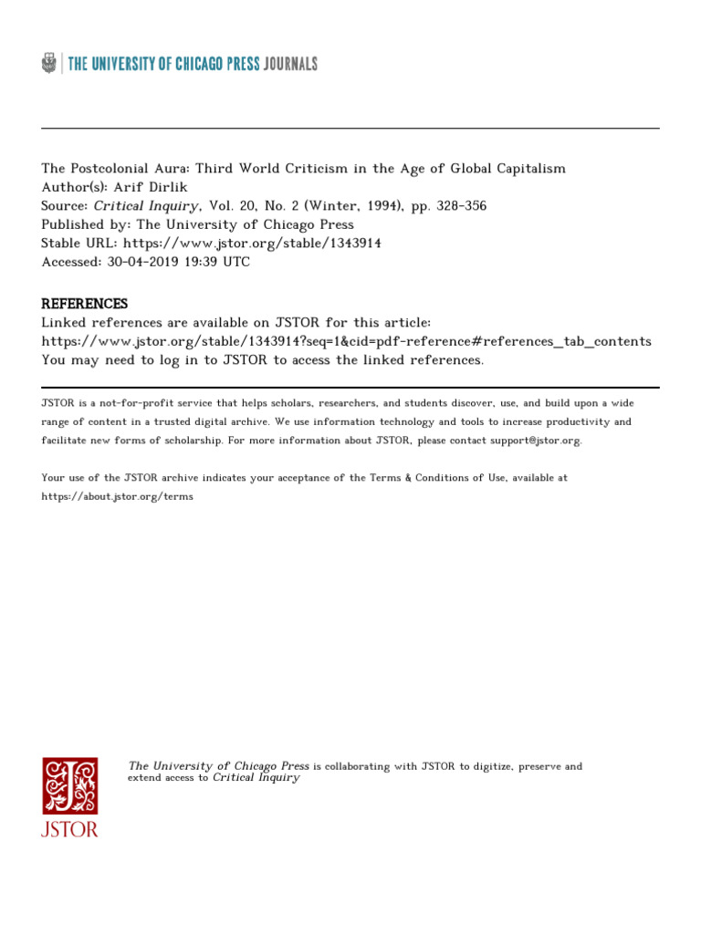 5-The Postcolonial Aura - Third World Criticism in The Age of Global ...