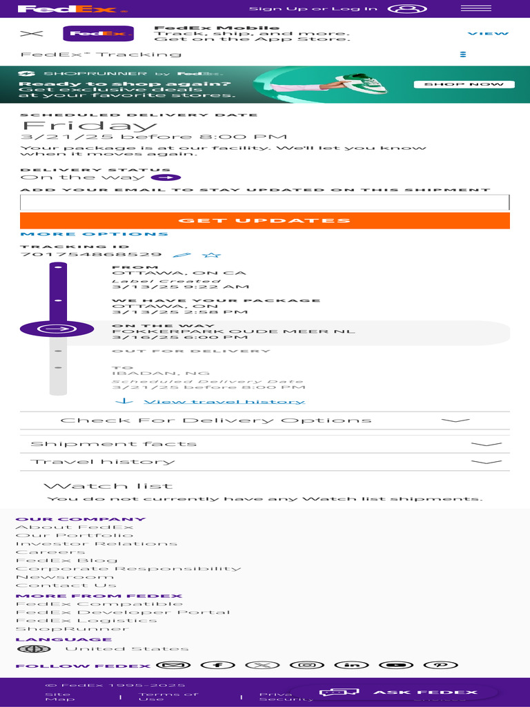 Detailed Tracking | PDF