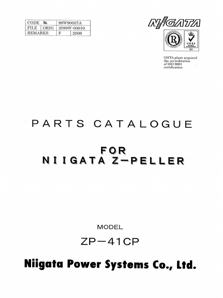 Parts Catalogue - Z-Peller | PDF