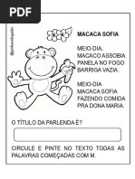 Sequenciada - A Origem Do Tambor - Conto Africano-1 | PDF | Lua | Tambor