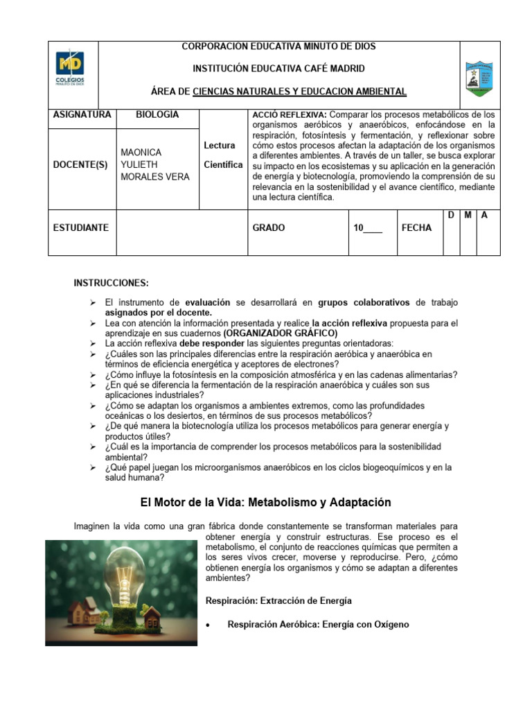 Wa0051. | PDF | Respiración celular | Fermentación