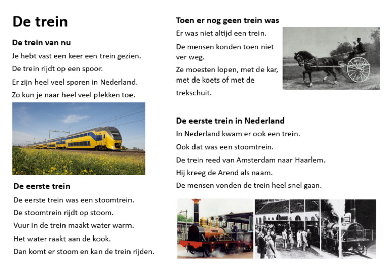 Tekst de Trein Groep 3 | PDF