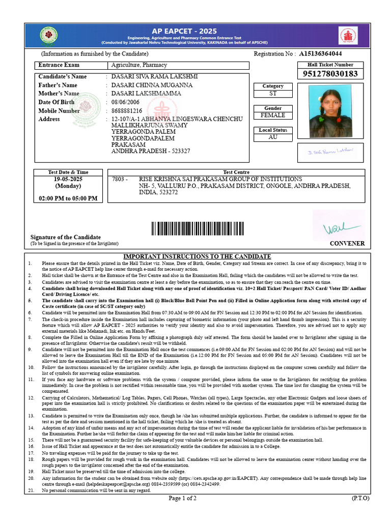 Darasari Siva Rama Lakshmi | PDF