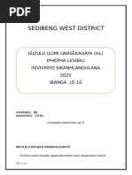 Iphepha Lesi-2 Ibanga 10 | PDF