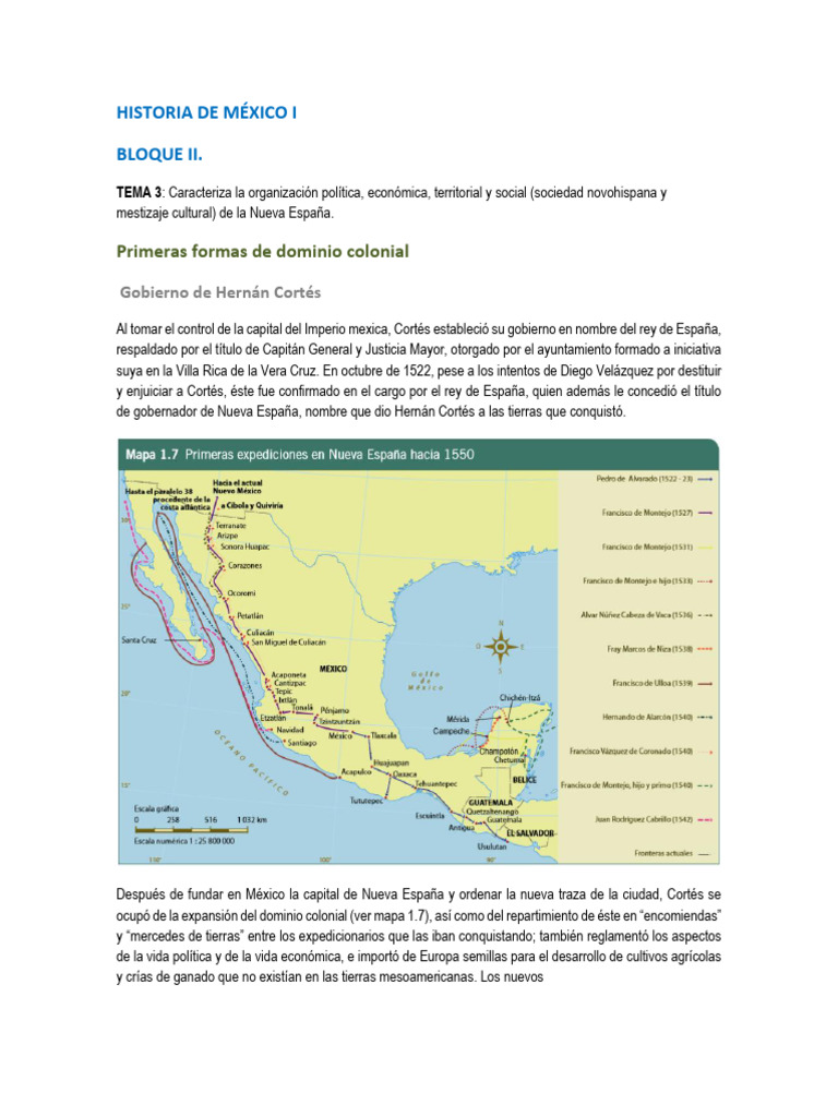 Bloque II. Tema 3. Lectura Primeras Formas de Dominio Colonial | PDF ...