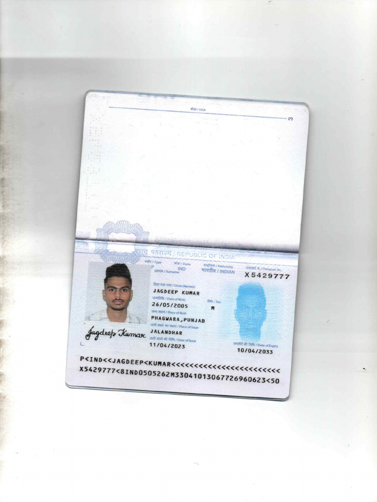 Jagdeep Kumar Germany Visa | PDF