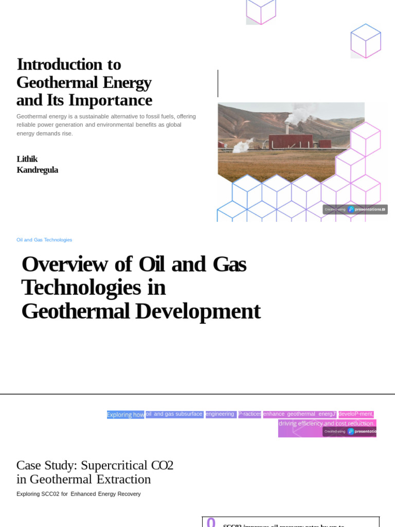 Geothermal Energy Case Studies Analysis | PDF | Geothermal Energy ...