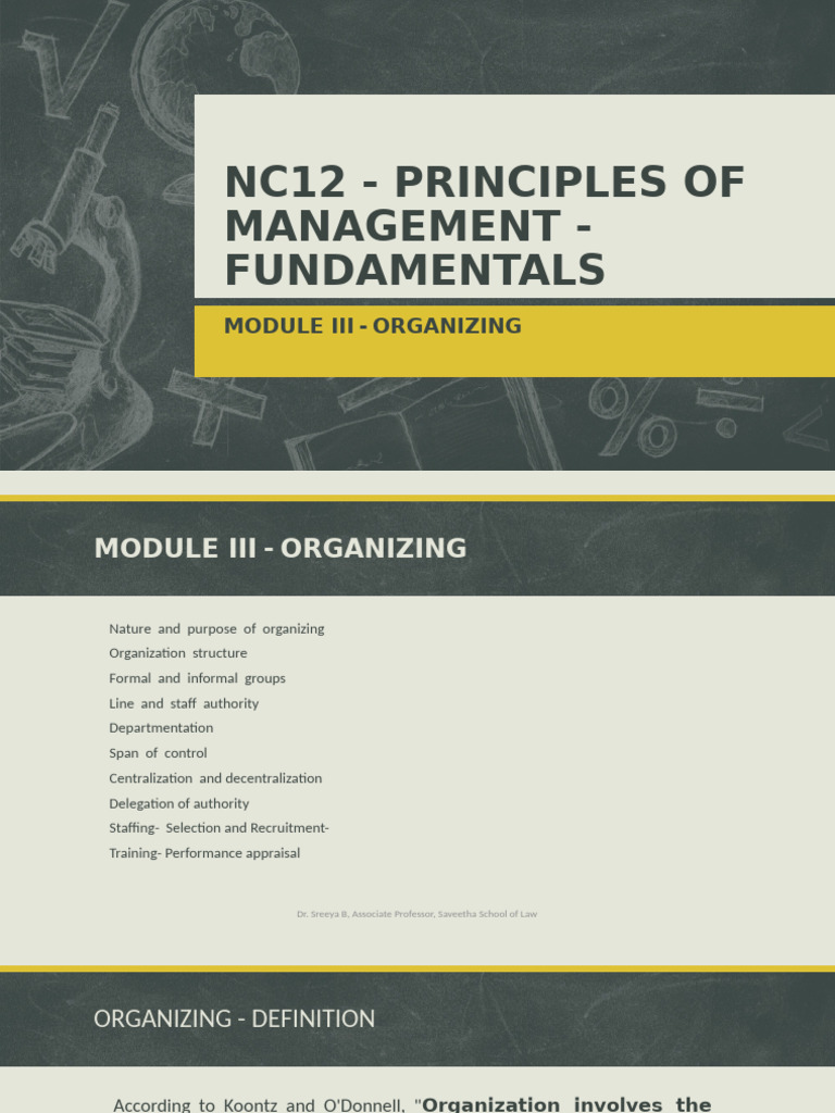 Nc12 Principles of Management Module III | PDF | Recruitment ...