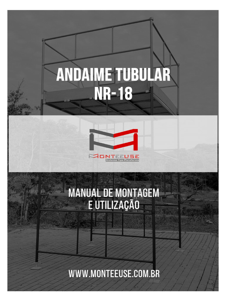Manual Andaime Tubular MONTEEUSE Jun 2022 | PDF | Andaime | Parafuso