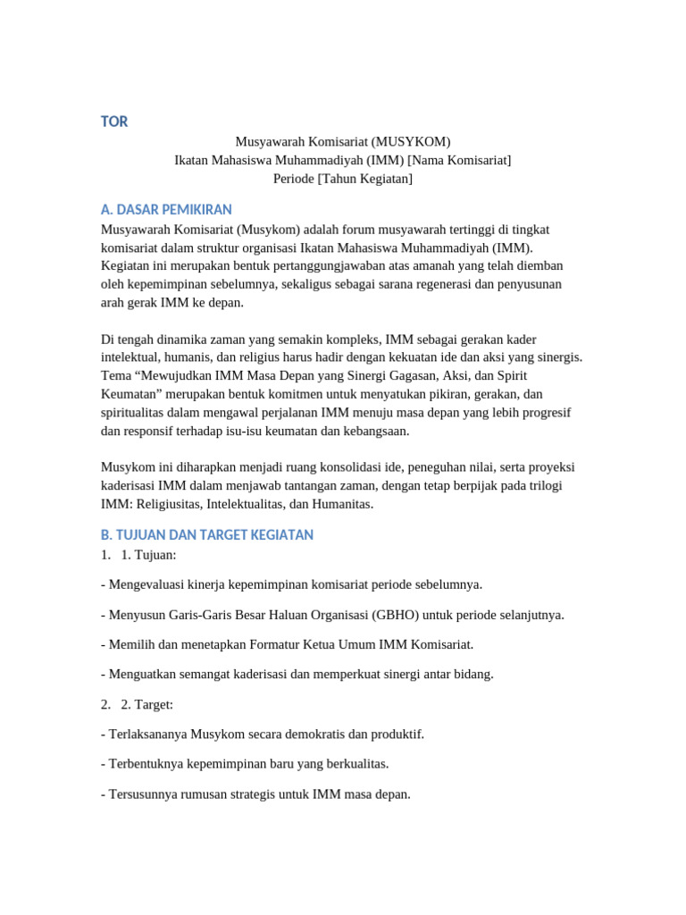 TOR Musykom IMM | PDF