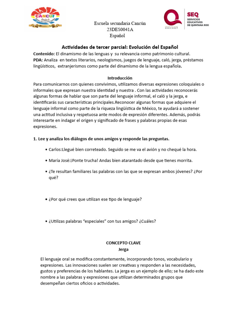 Caló y Jerga | PDF | Lengua española | Comunicación humana