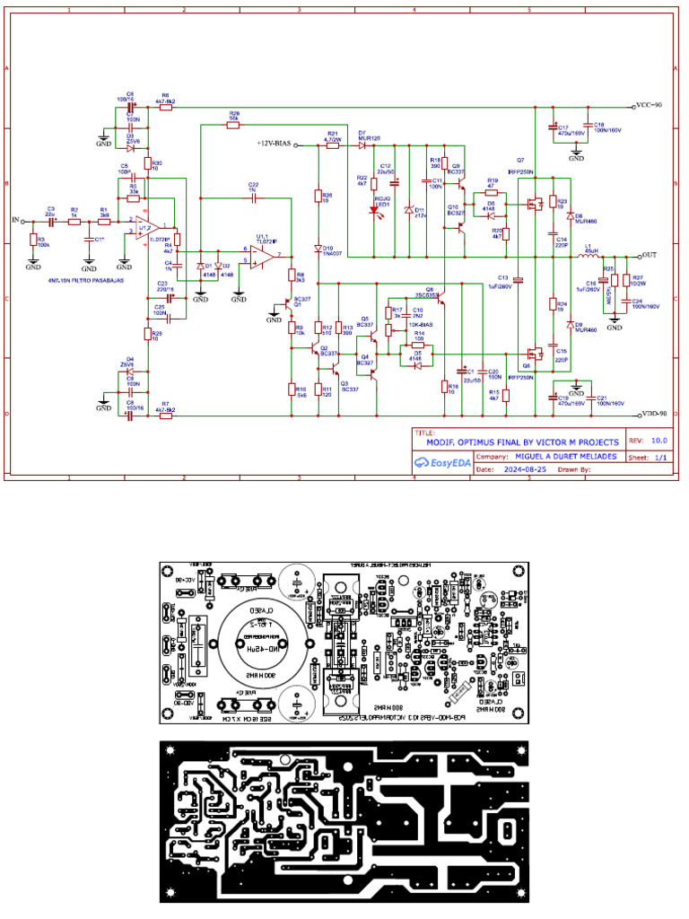 Optimus V Final 2025 Meliades Projects Mod Victor M PCB | PDF
