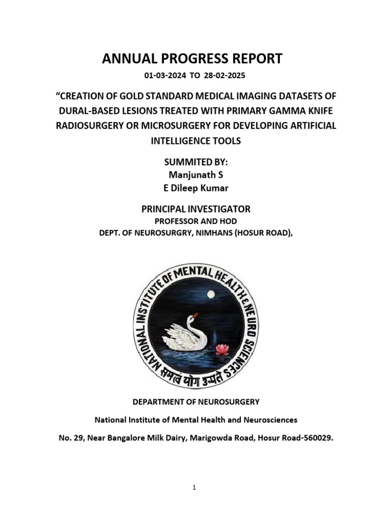 Gold Standard Imaging Datasets Report | PDF | Magnetic Resonance ...