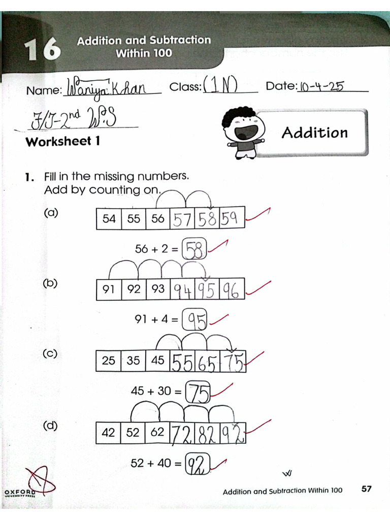 Add and Subtract Within 100 | PDF