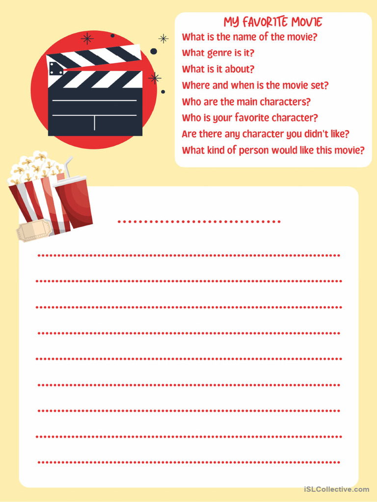Movie Review Writing Page | PDF