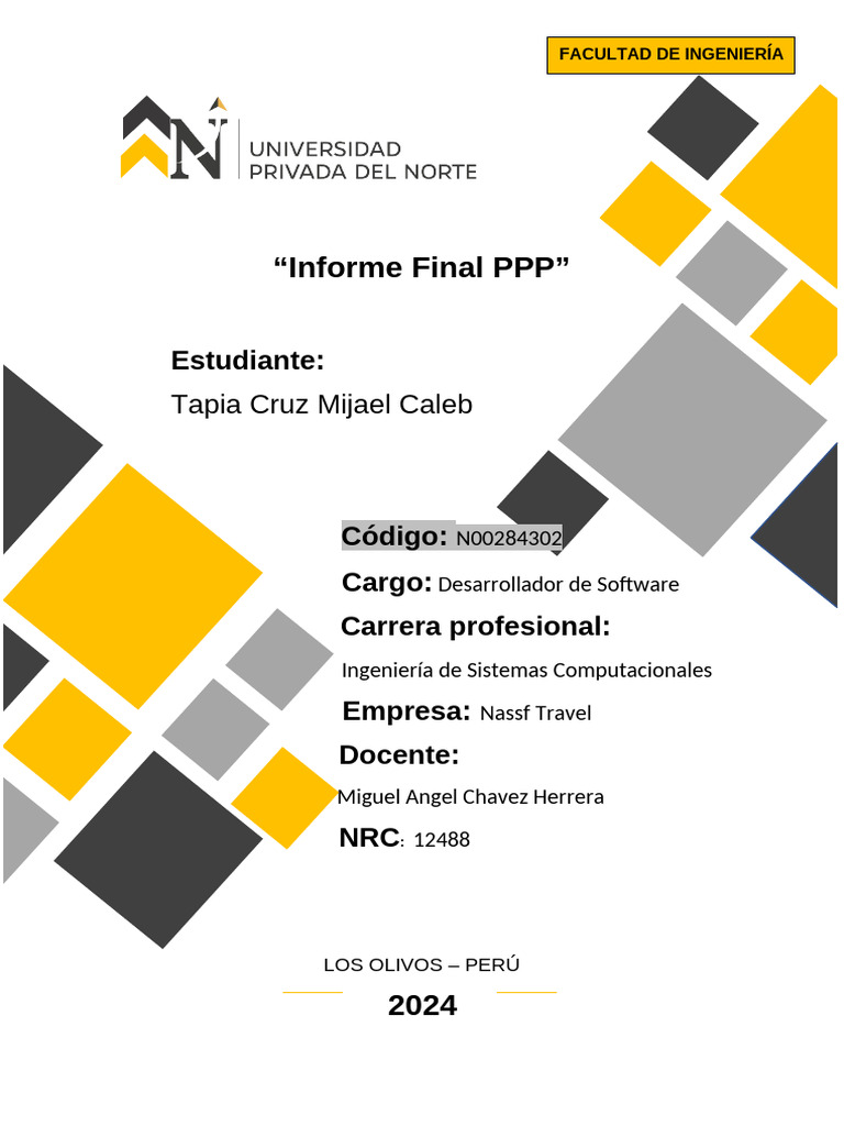 Modelo e Informe de Calidad | PDF