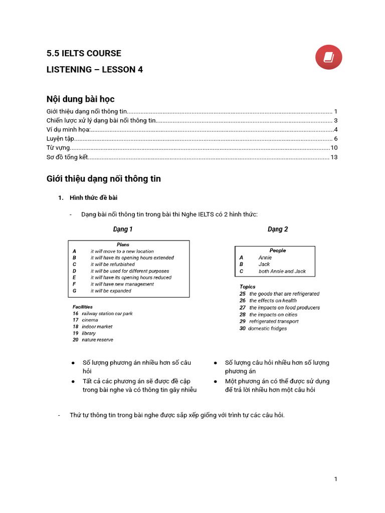 Des1 15 5IELTS Listening Lesson4 120 R - 2025-01-17-01-45-32-7056 | PDF